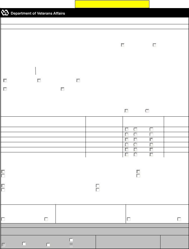 Va Form Application Physician ≡ Fill Out Printable PDF Forms Online