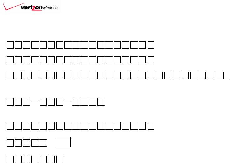 Verizon Employee Validation PDF Form - FormsPal