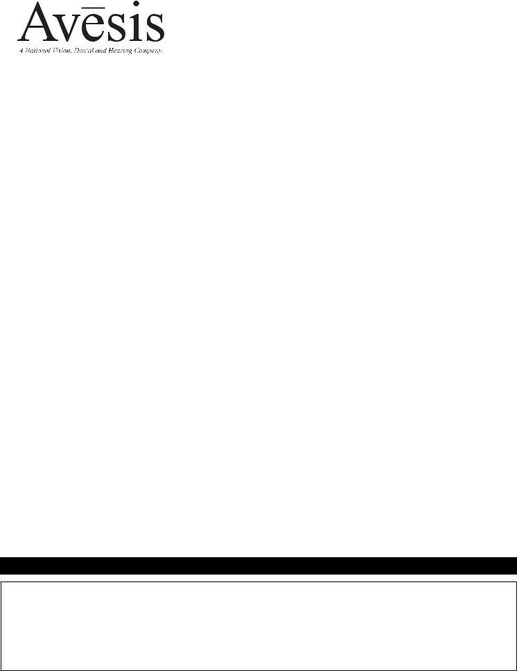 Vision Benefits Claim Form ≡ Fill Out Printable PDF Forms Online