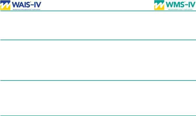 Wais Iv Report ≡ Fill Out Printable PDF Forms Online