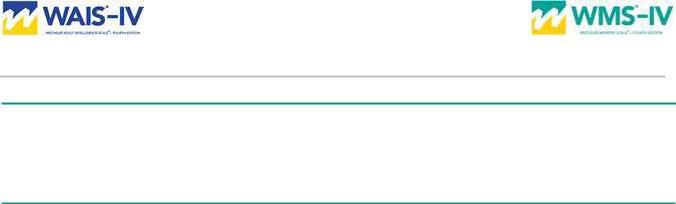 Wais Iv Report ≡ Fill Out Printable PDF Forms Online