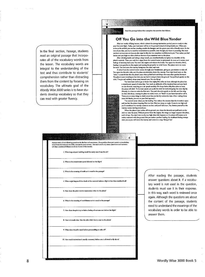 Wordly Wise 3000 Book 5 ≡ Fill Out Printable PDF Forms Online