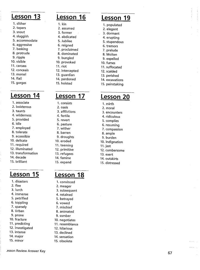 Wordly Wise 3000 Book 5 ≡ Fill Out Printable PDF Forms Online