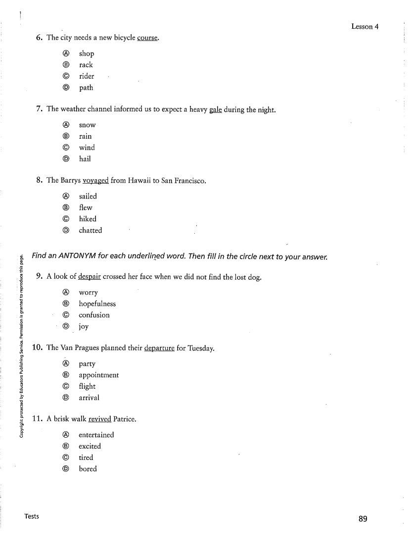 Wordly Wise 3000 Book 5 ≡ Fill Out Printable PDF Forms Online