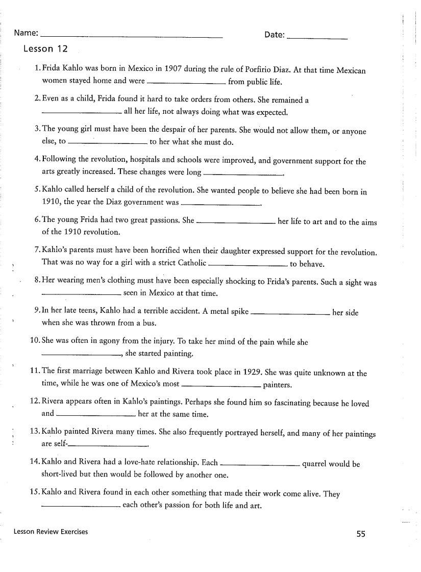Wordly Wise 3000 Book 5 ≡ Fill Out Printable PDF Forms Online