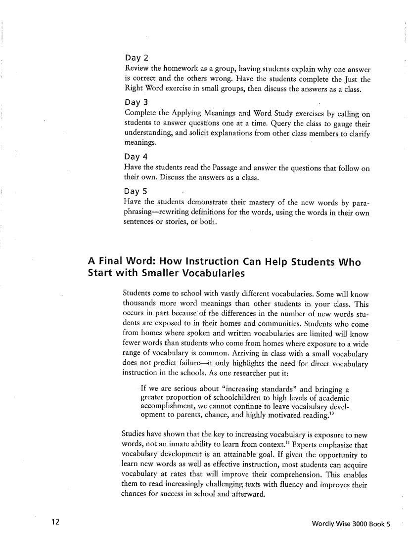 Wordly Wise 3000 Book 5 ≡ Fill Out Printable PDF Forms Online