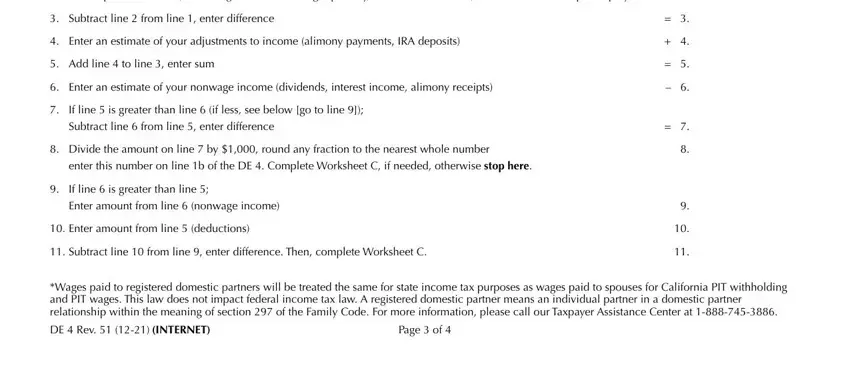 Ca De 4 Form ≡ Fill Out Printable PDF Forms Online