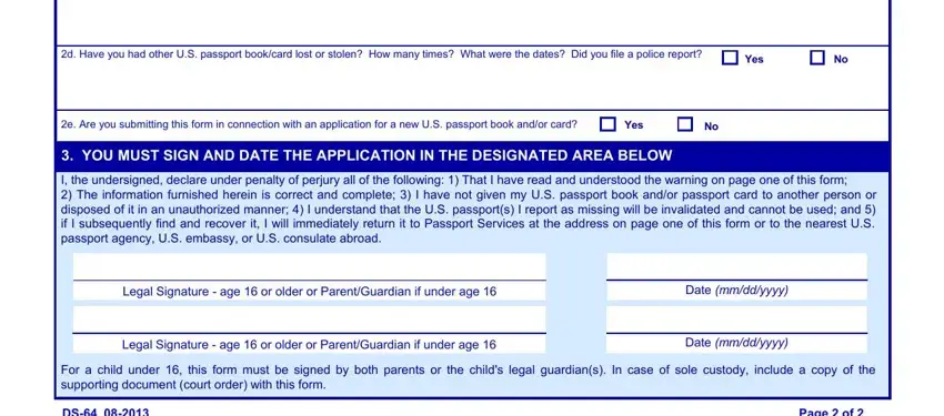 Ds 64 Form ≡ Fill Out Printable PDF Forms Online
