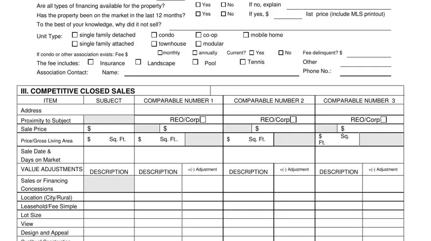 Broker Price Opinion Form Fill Out Printable PDF Forms Online