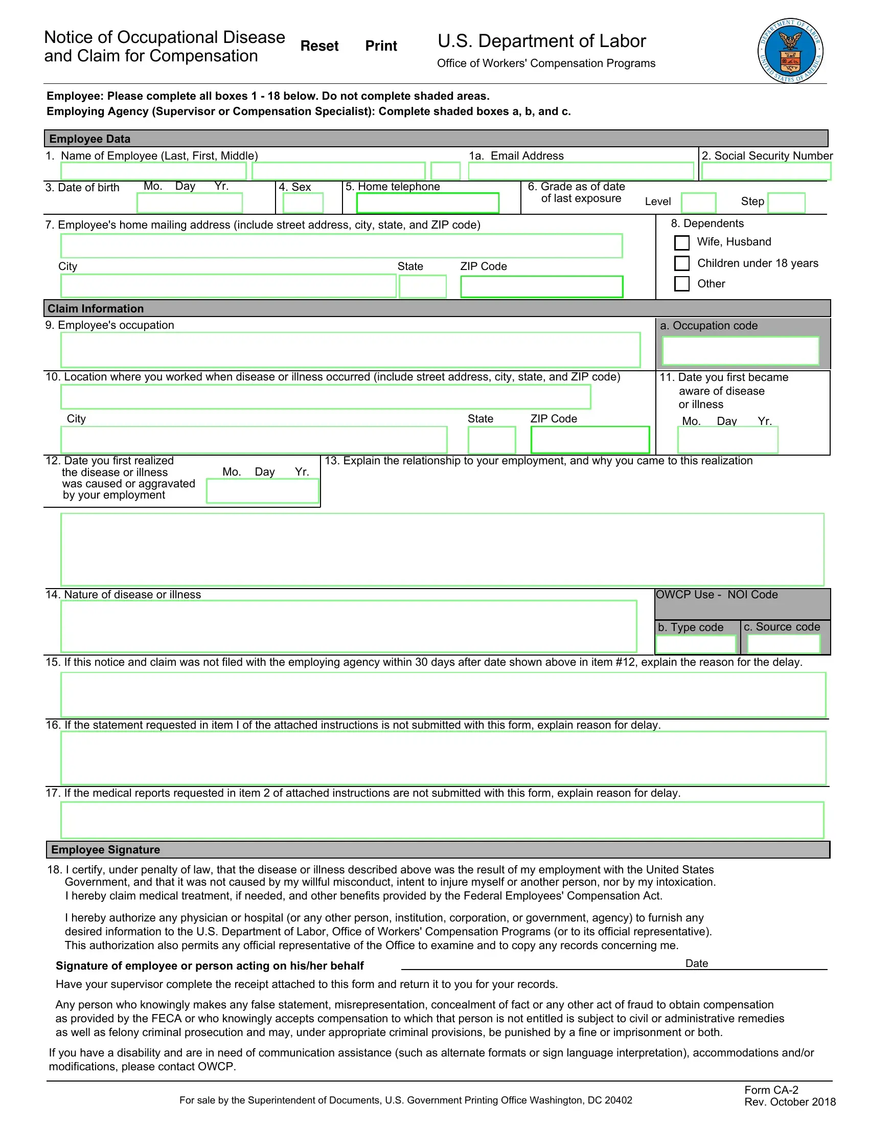 Ca 2 Form Fill Out Printable PDF Forms Online Ca 2 Form Fill Out Printable PDF Forms Online