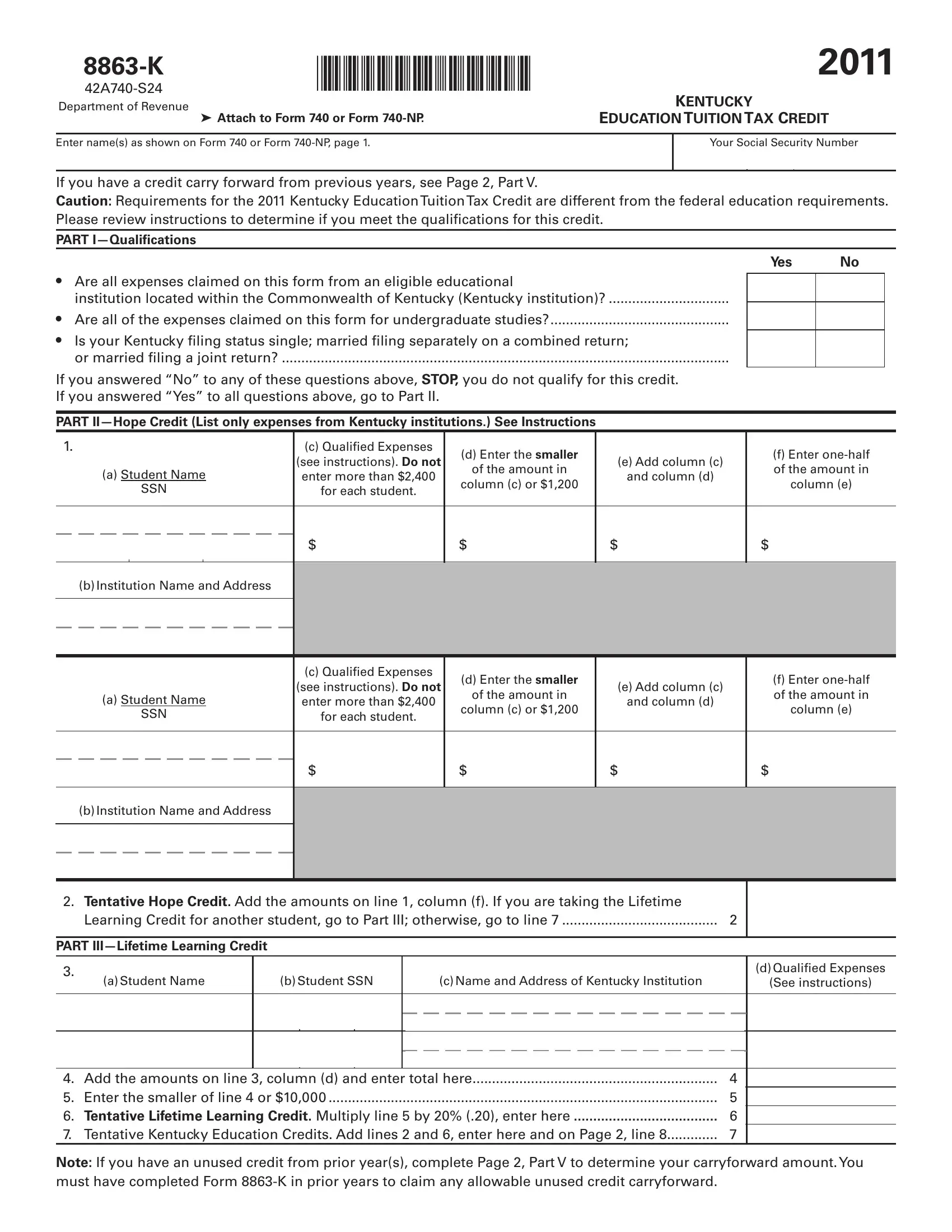 Form 8863 K Fill Out Printable PDF Forms Online