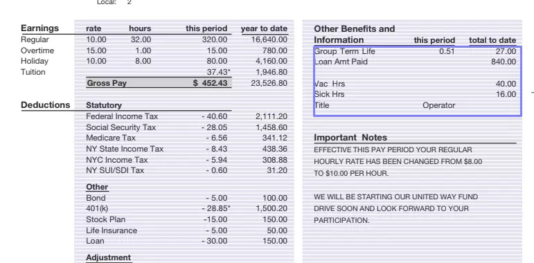 Ticket Stub Holder 25 Great Pay Stub / Paycheck Stub Templates 53200n ...